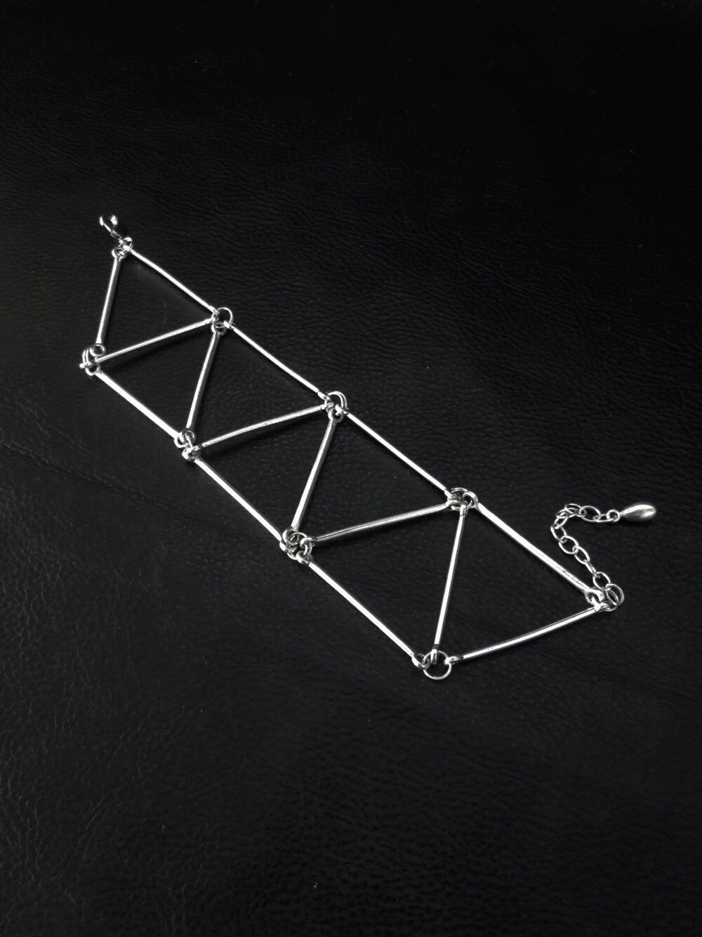 Minimalist Geometric Bracelet, Modern Geo Link Bracelet - Etsy