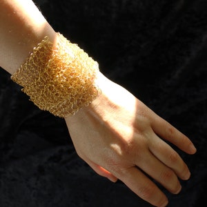 Wire Crochet Collar Necklace, Asymmetric Wire Mesh Choker, Modern ...