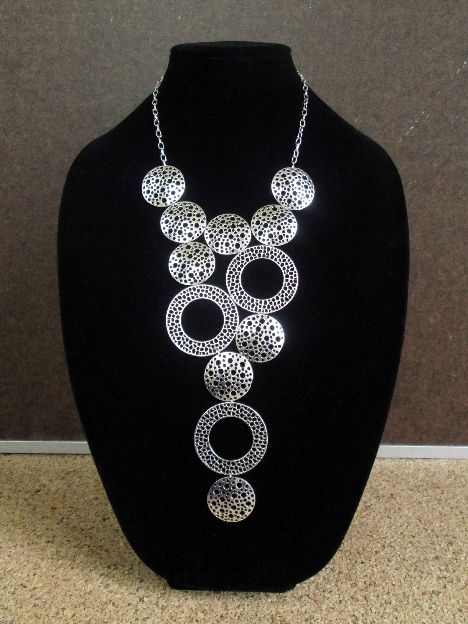 Statement Bib Necklace, Modern Geometric Necklace - Etsy