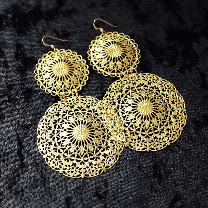 Filigree Earrings - Etsy