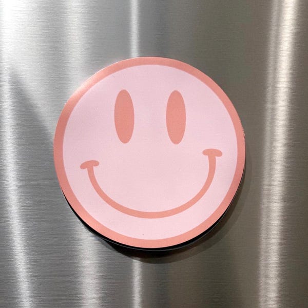 Smiley Face Magnet Decals - Etsy