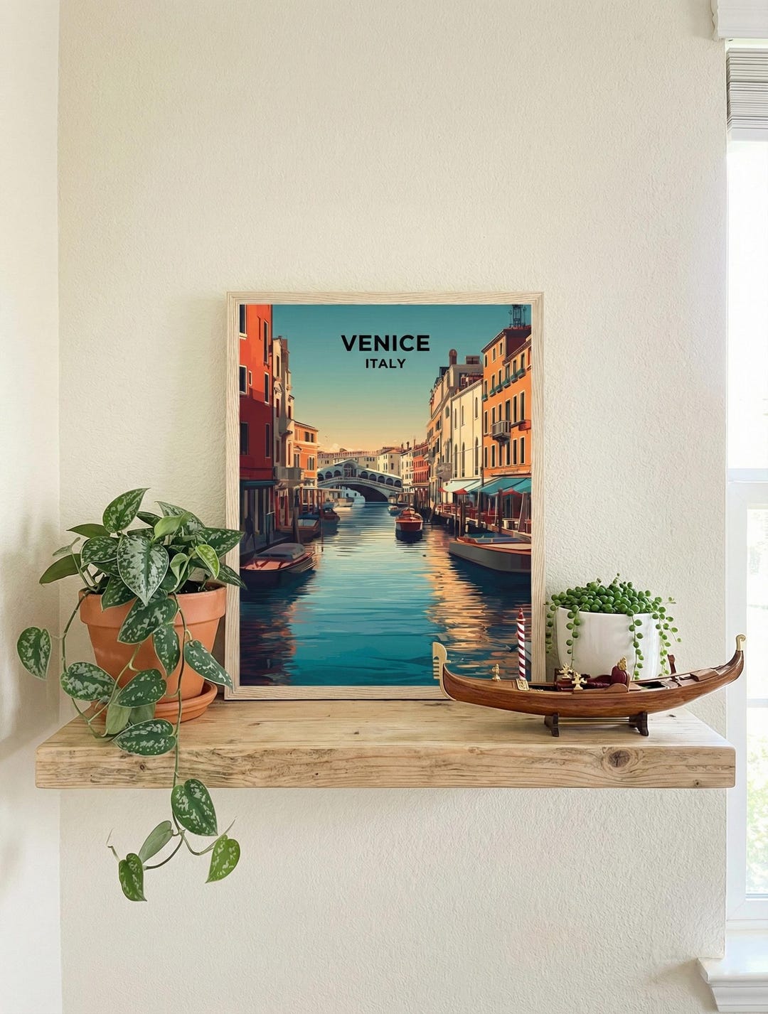 Venice Wall Art - Framed Venice Print - Italy Travel Poster ...