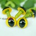 12mm Safety Cat Eyes Plastic Doll Eyes / Toy Eyes 20 Pairs 9 Colors ...