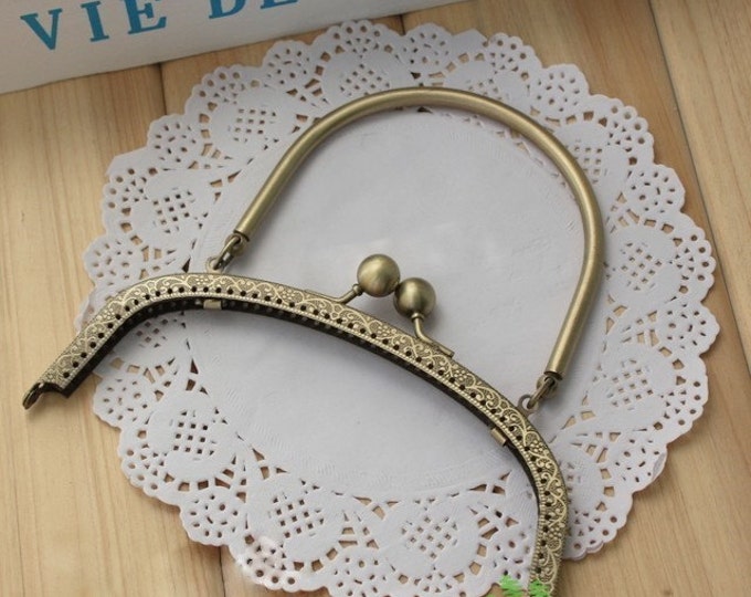 Antique Brass Embossed Handle Purse Frame 16cm / 6.3 Inch - Etsy