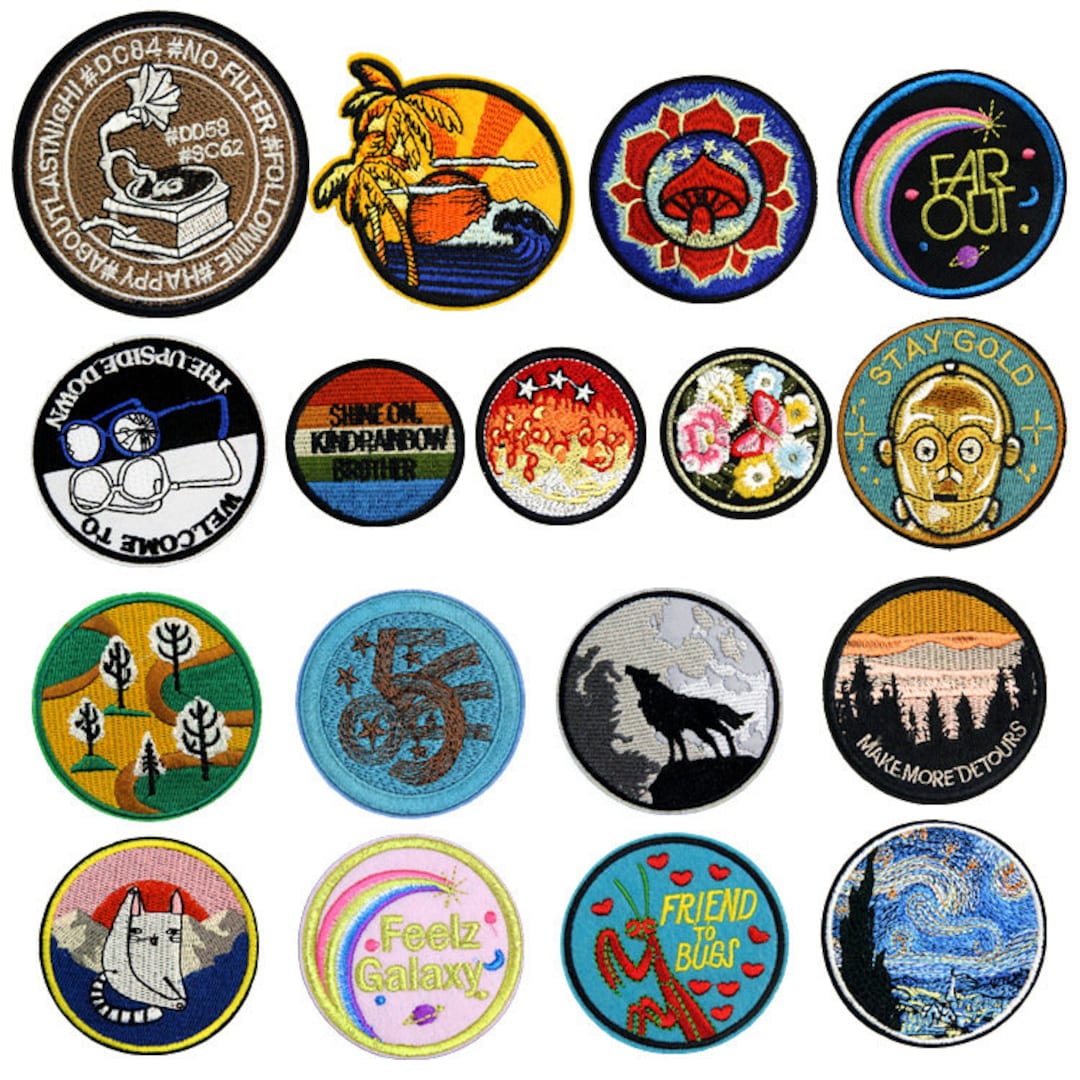 10 Pcs of Wholesale Iron on Fabric Patch for Clothing / Sew on Cute ...