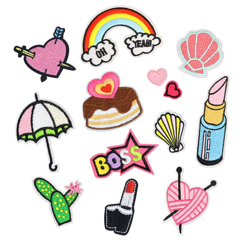 20 pcs of Wholesale Iron on Fabric Patch for Clothing / Bulk | Etsy