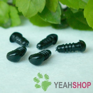 6mm Triangle Safety Nose / Plastic Doll Nose 50pcs Black / - Etsy