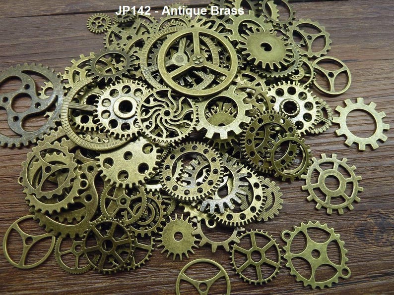 Antique Brass / Antique Silver Metal Pendants / Charms - Etsy