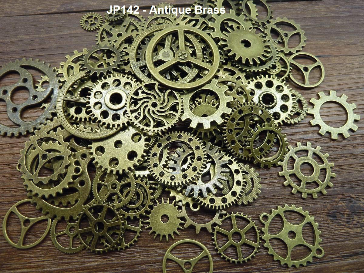 Antique Brass / Antique Silver Metal Pendants / Charms | Etsy