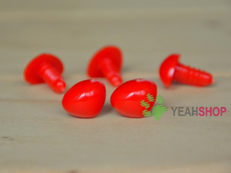 20mmx15mm Triangle Safety Nose / Plastic Doll Nose Pink / - Etsy