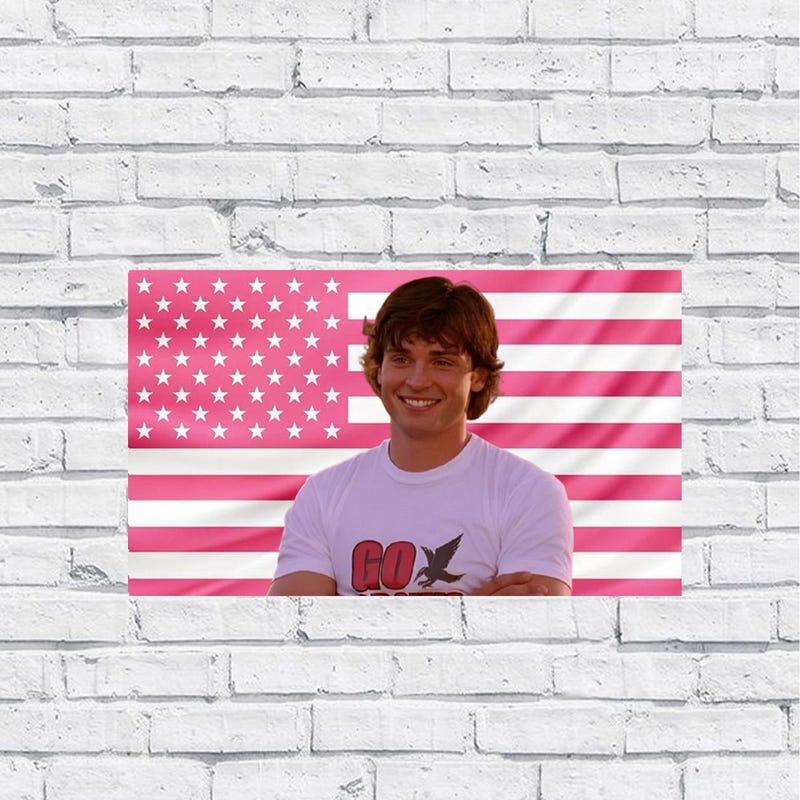 Pink American Flag - Etsy