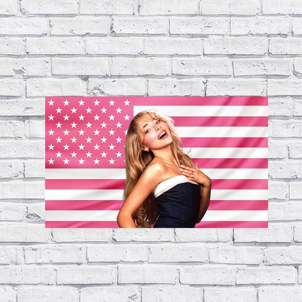 Sabrina Carpenter American Flag - Etsy