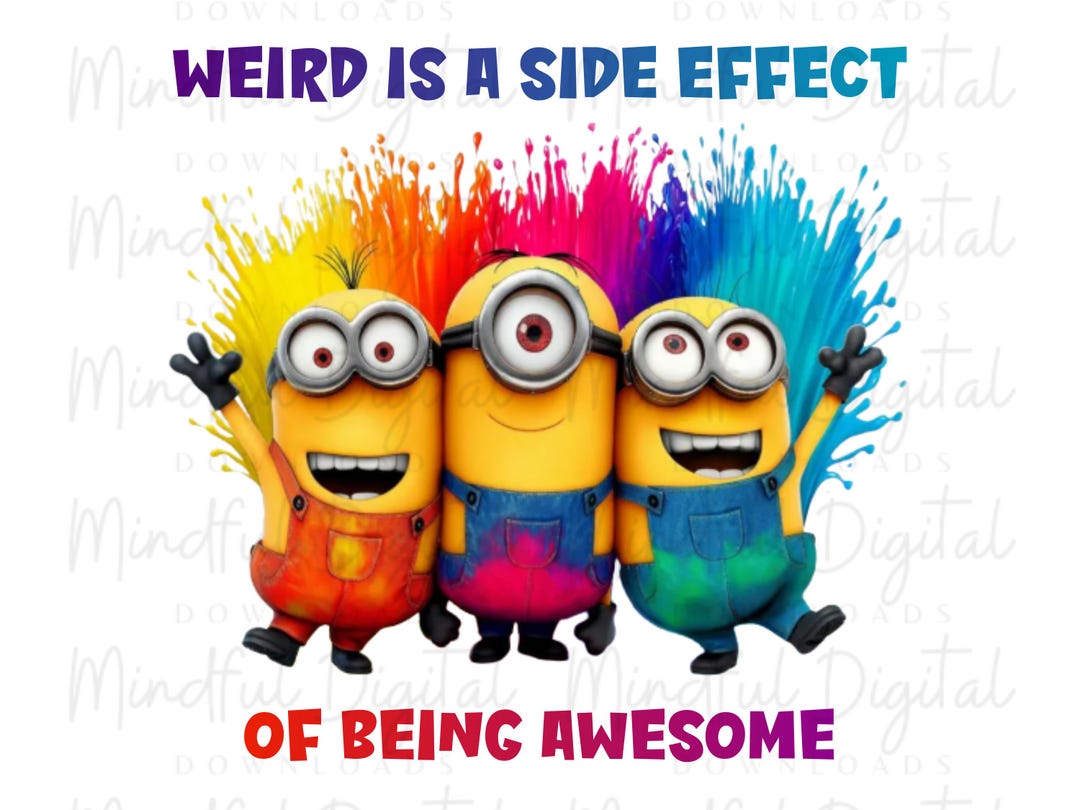 Weird is a Side Effect of Awesome PNG: Minion Despicable Me Inspired ...