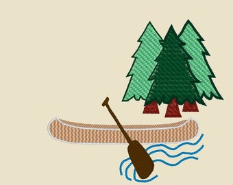 Kayak embroidery | Etsy