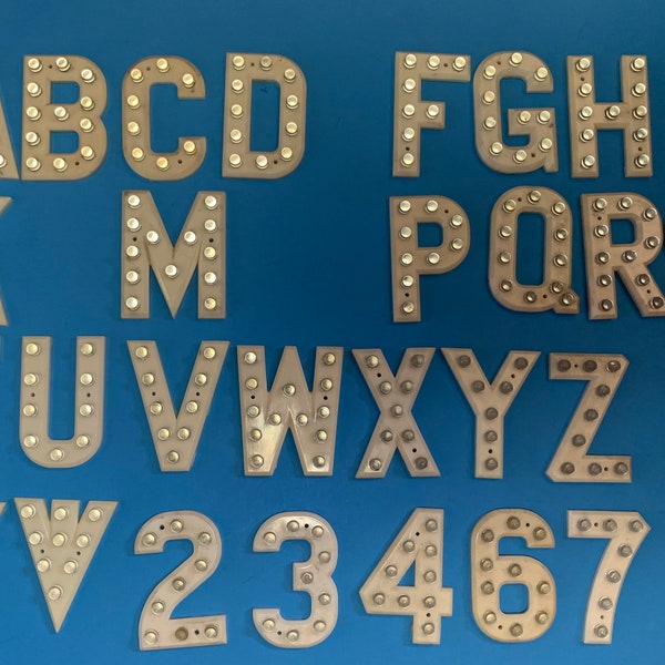 Reflective Letters - Etsy