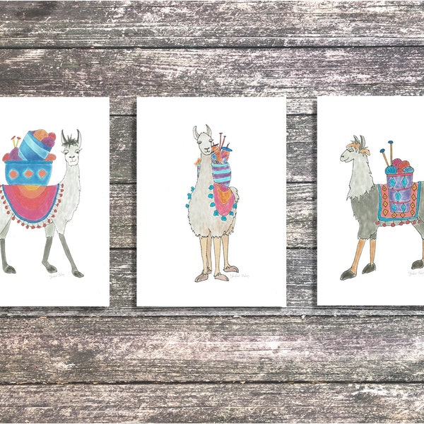 Llama Art Print - Etsy