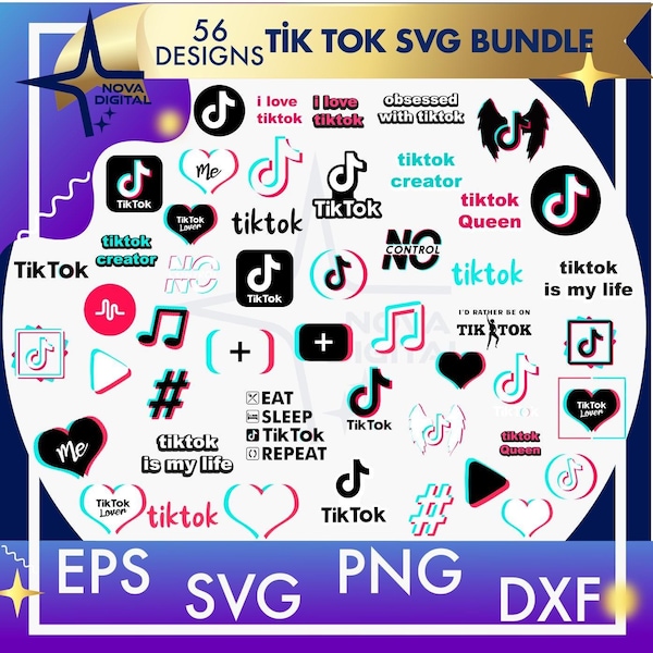Tik Tok Stickers - Etsy