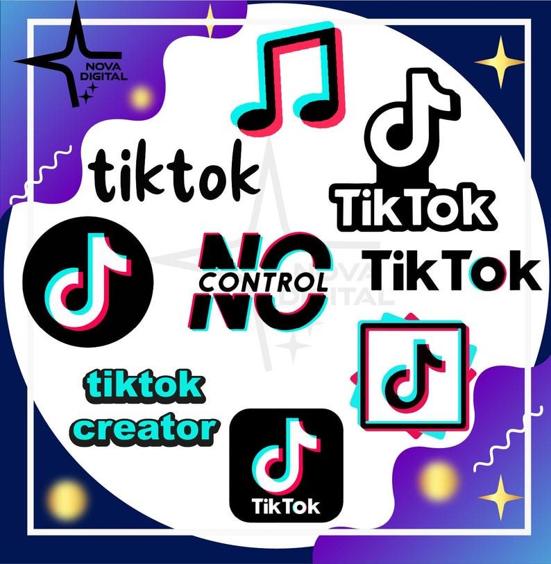 Tik-tok SVG Bundle, Digital Download, Cool Designs Png, Printable Files ...