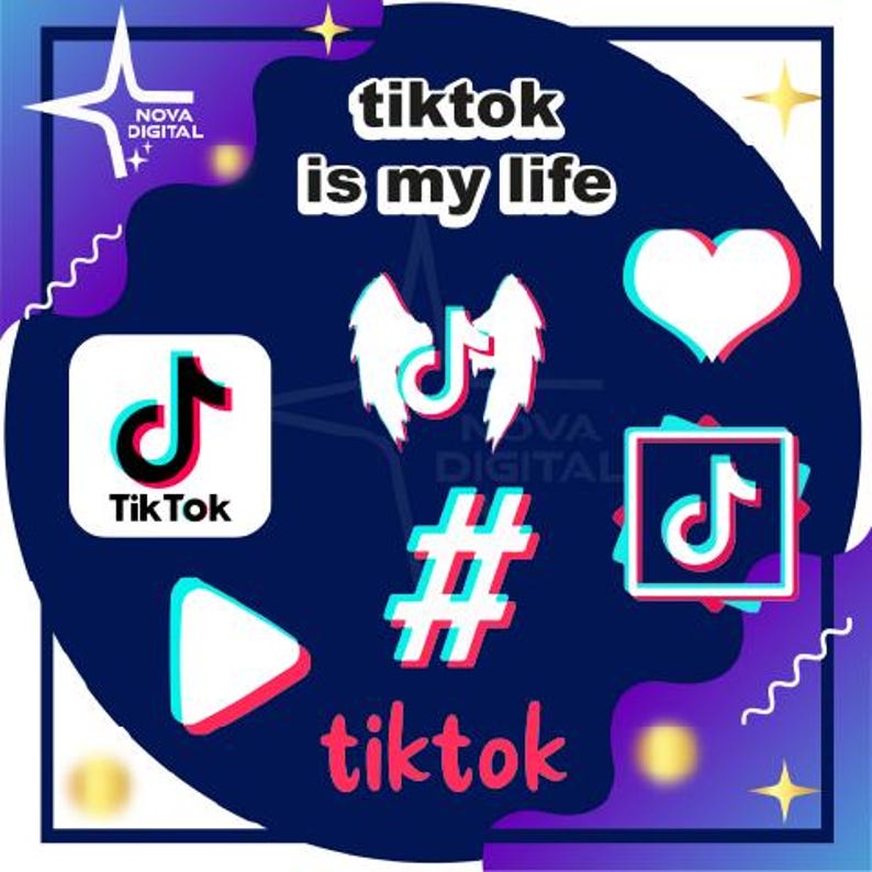 Tik-tok SVG Bundle, Digital Download, Cool Designs Png, Printable Files ...