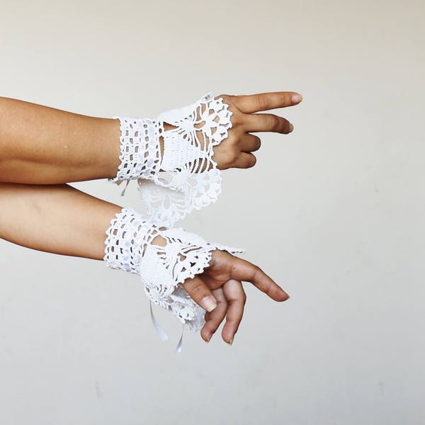 Lace Wrist Cuffs - Etsy