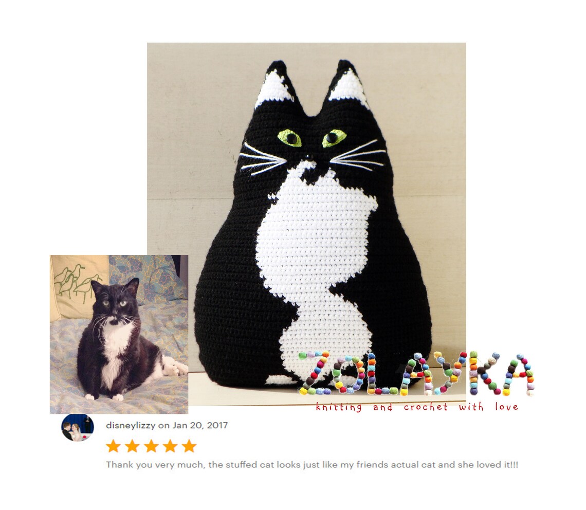 Personalized Pet Memorial Stuffed Cat Pillow Picture Portrait - Etsy