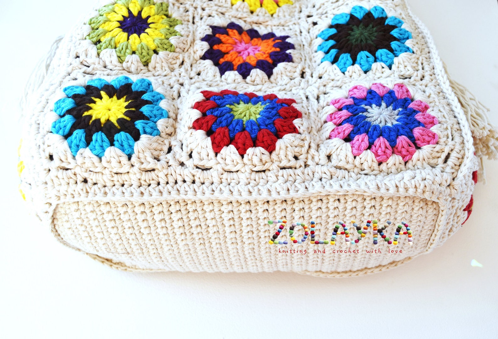 Multicolored Handbag Gypsy Boho Bag Large Hobo Bag With - Etsy