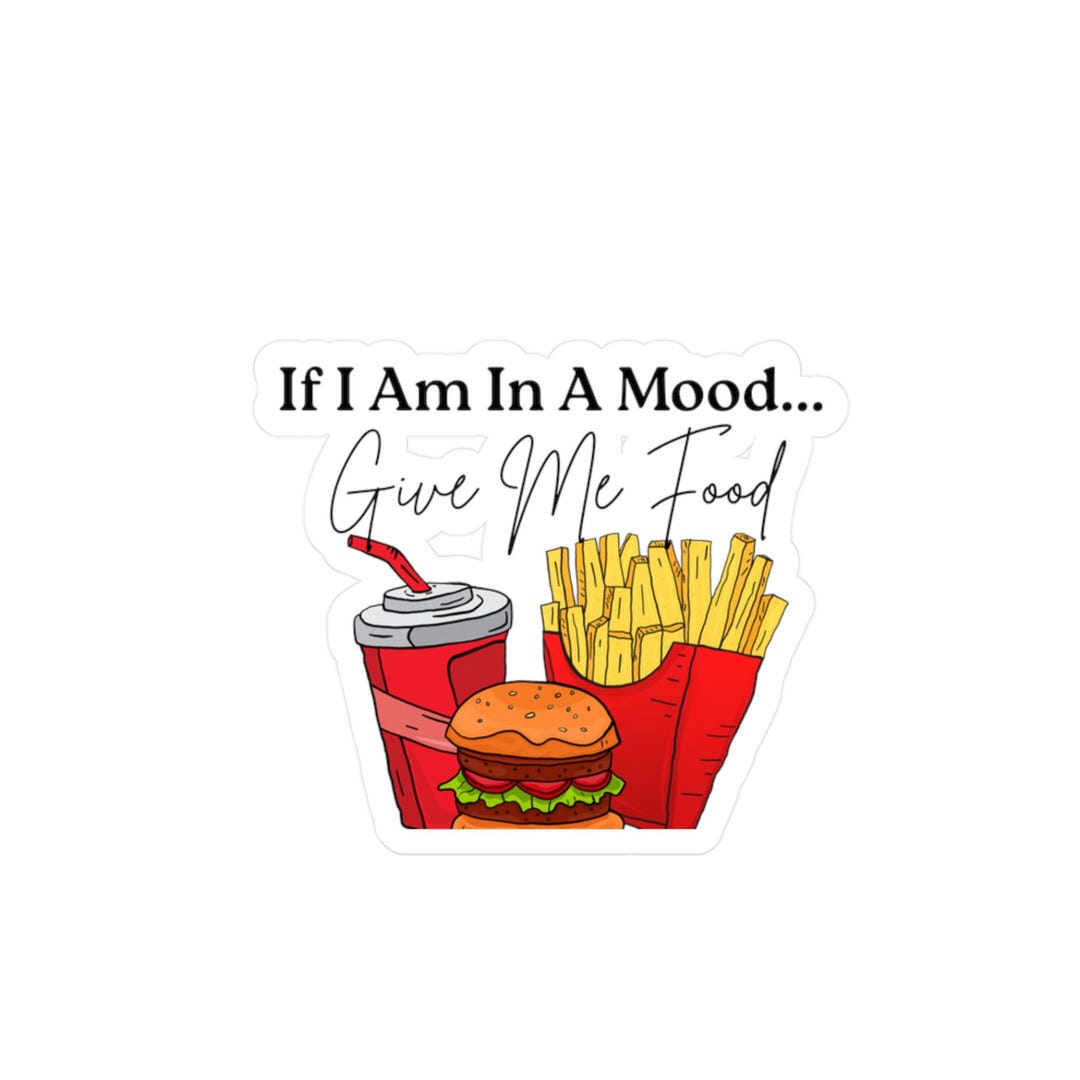 Funny Foodie Kiss-cut Vinyl Decals: Laptop, Water Bottle Stickers - Etsy