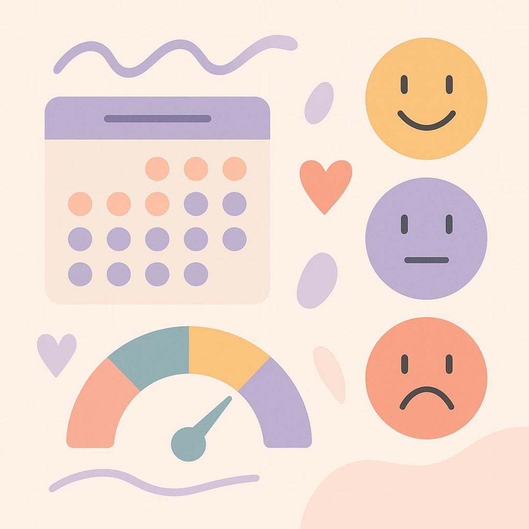 Mood Tracker Template for Excel & Google Sheets | Daily Mood Journal - Etsy