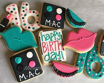 Makeup cookies | Etsy