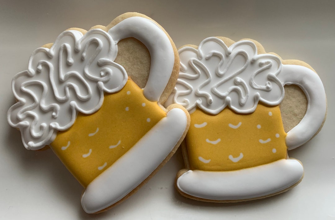 Beer Mug Cookies 1 Dozen - Etsy