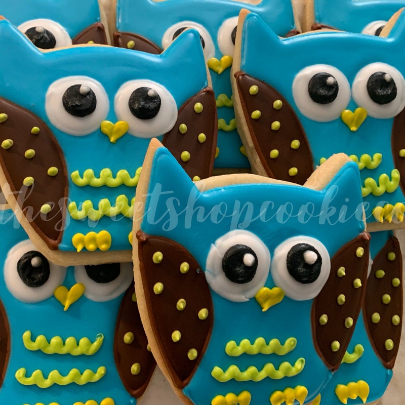 Owl Cookies - Etsy
