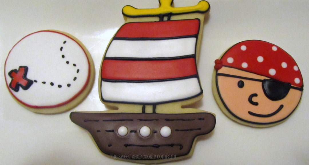 Pirate Cookies 1 Dozen - Etsy