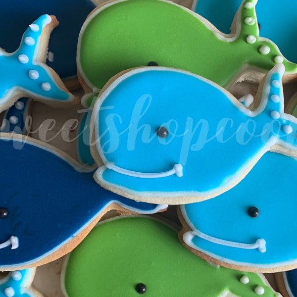 Whale Cookies - Etsy