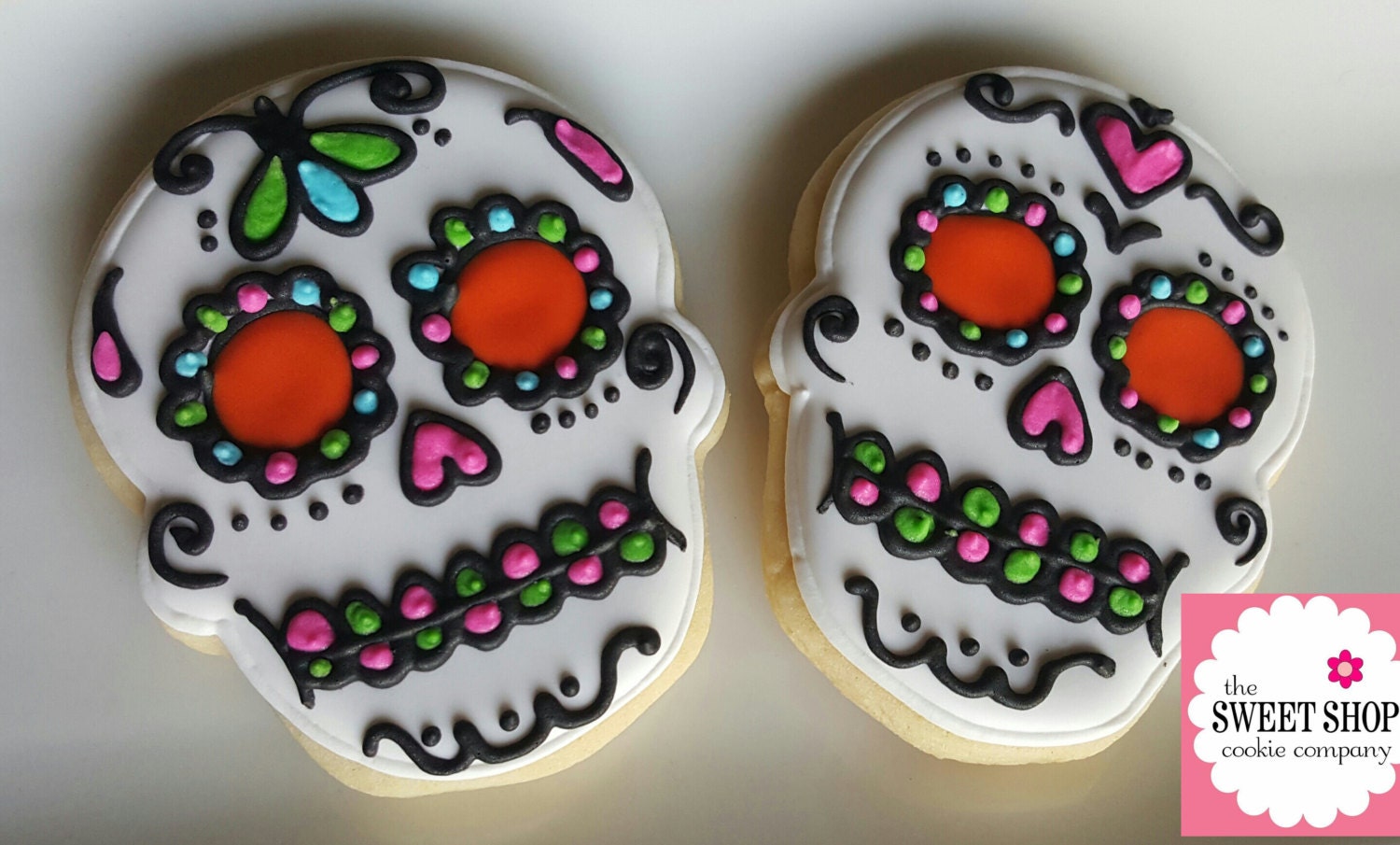 Sugar Skull Cookies 1 Dozen - Etsy