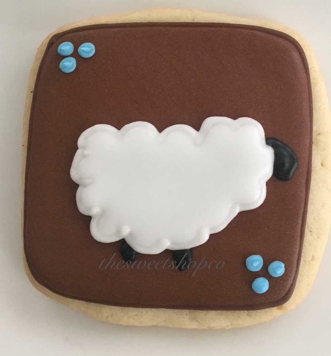 Little Lamb Cookies 1 Dozen - Etsy