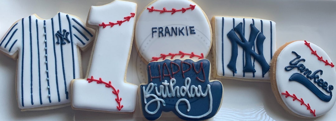 Custom Baseball Party Cookies 1 Dozen - Etsy