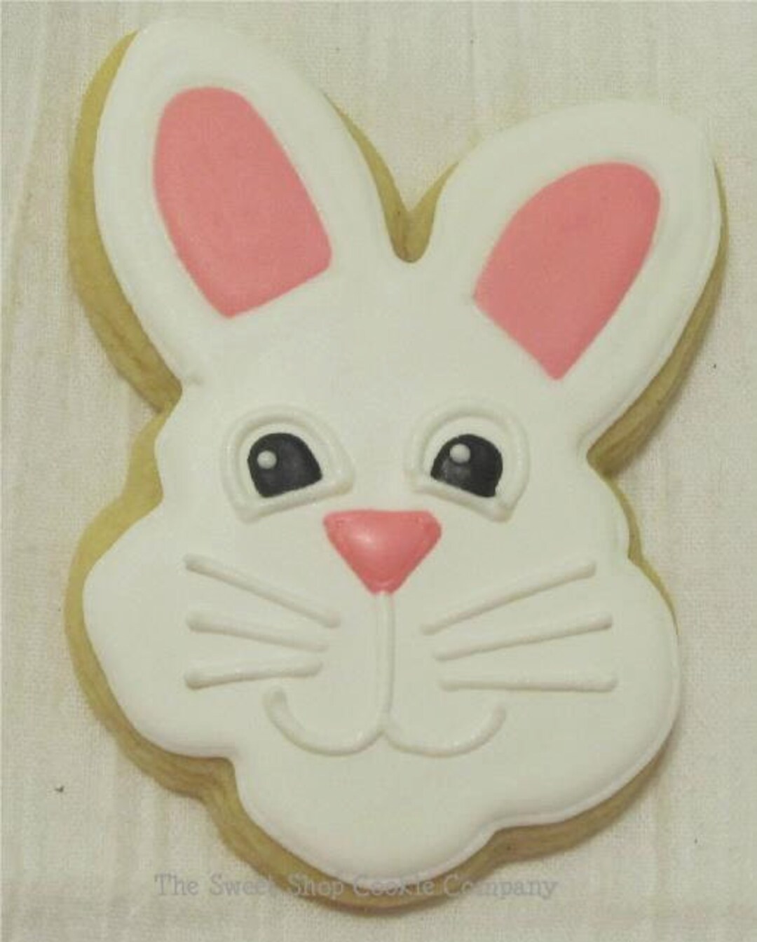 Bunny Face Cookies 1 Dozen - Etsy