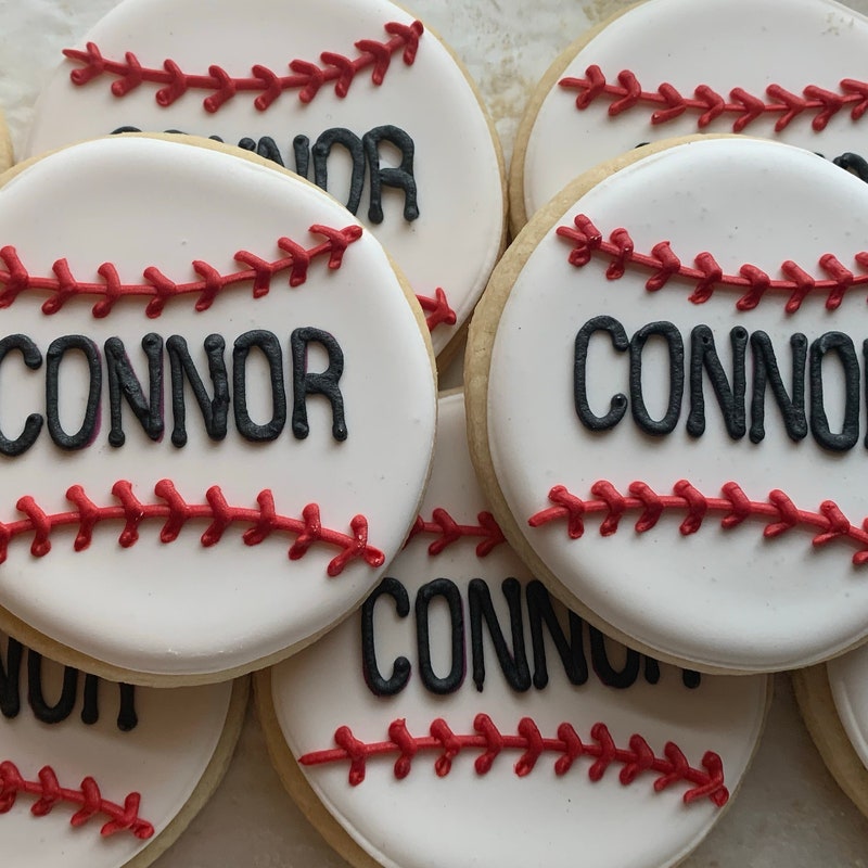 Baseball Cookies - Etsy