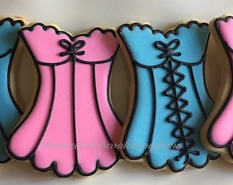 Corset Cookies - Etsy