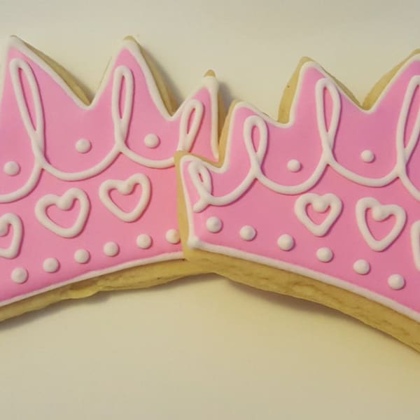 Crown Cookies - Etsy