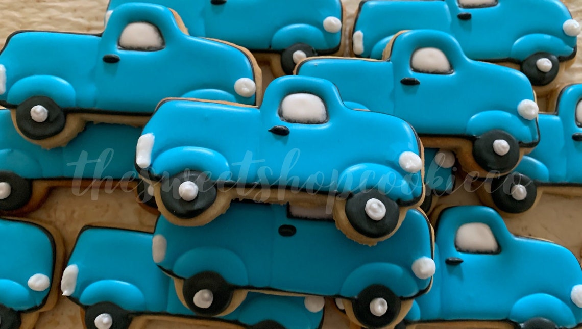 Pickup Truck Cookies 1 Dozen - Etsy