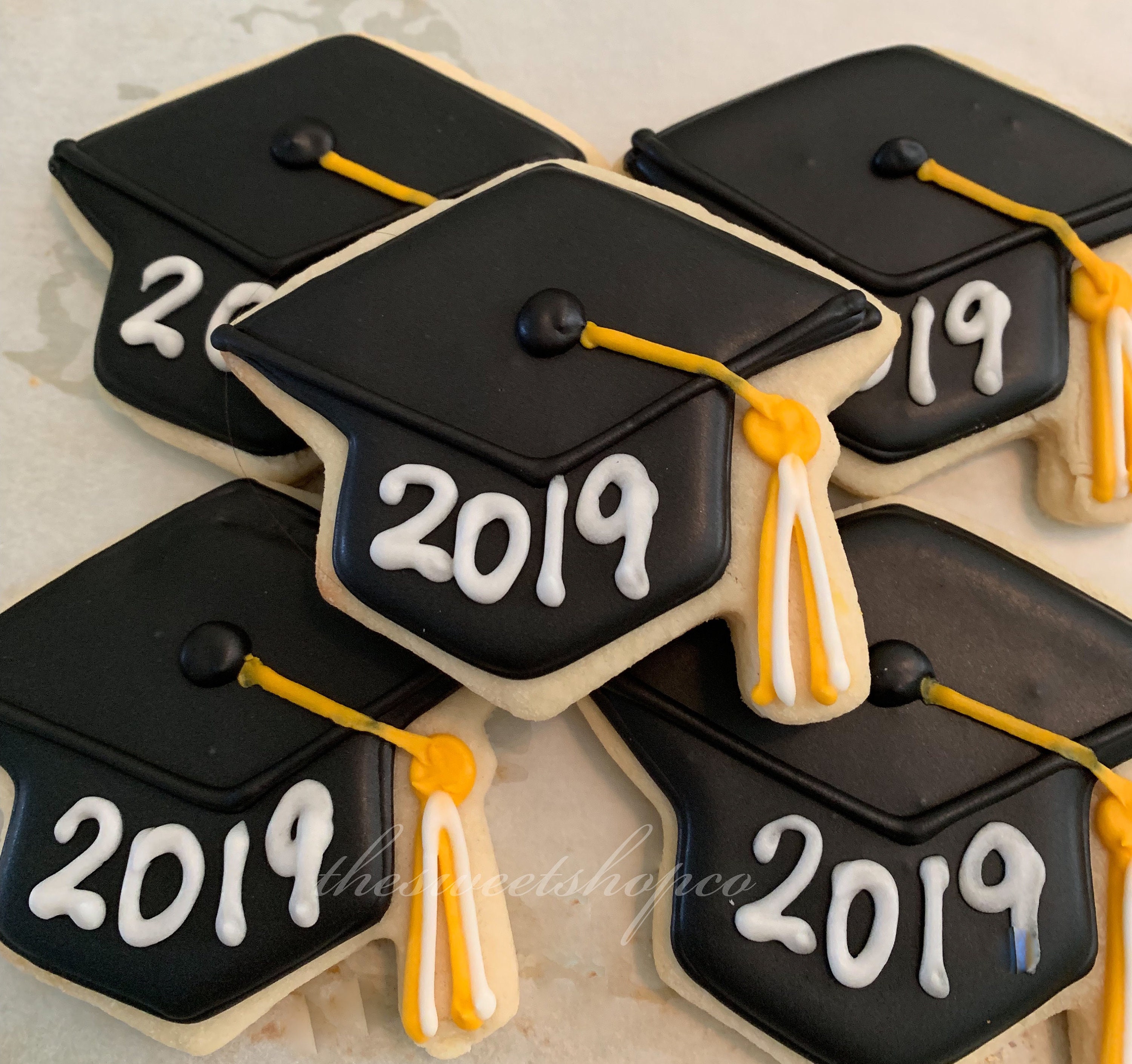Grad Cap Cookies 1 Dozen - Etsy