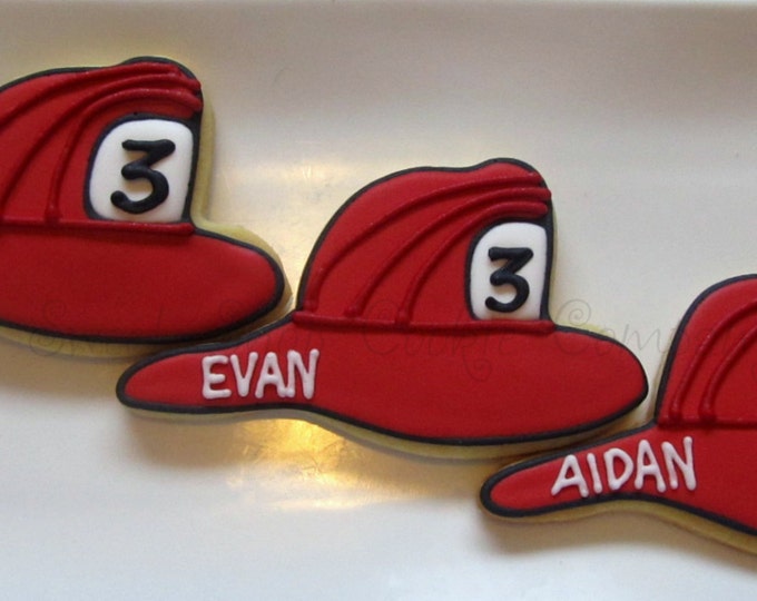 Firefighter Cookies - Etsy