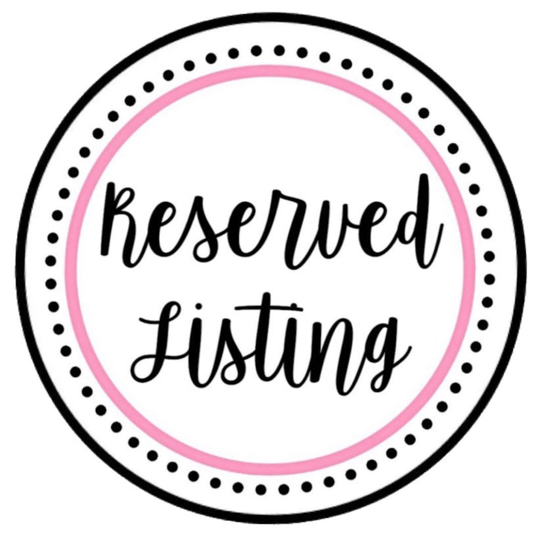 Reserved Listing for Pat - Etsy