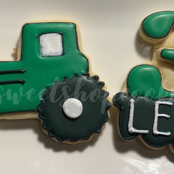 Tractor Cookies - Etsy