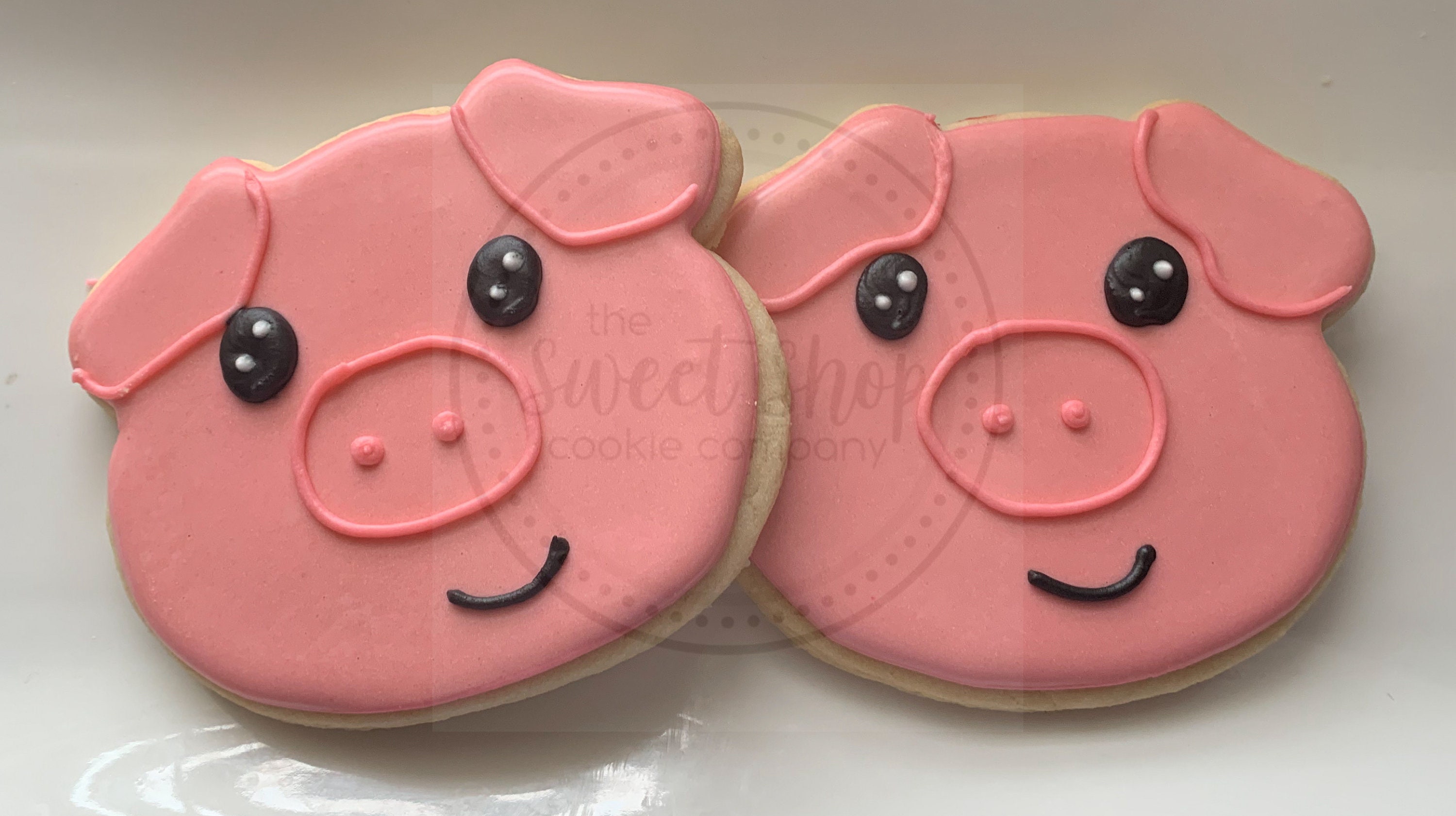 Pig Cookies 1 Dozen - Etsy