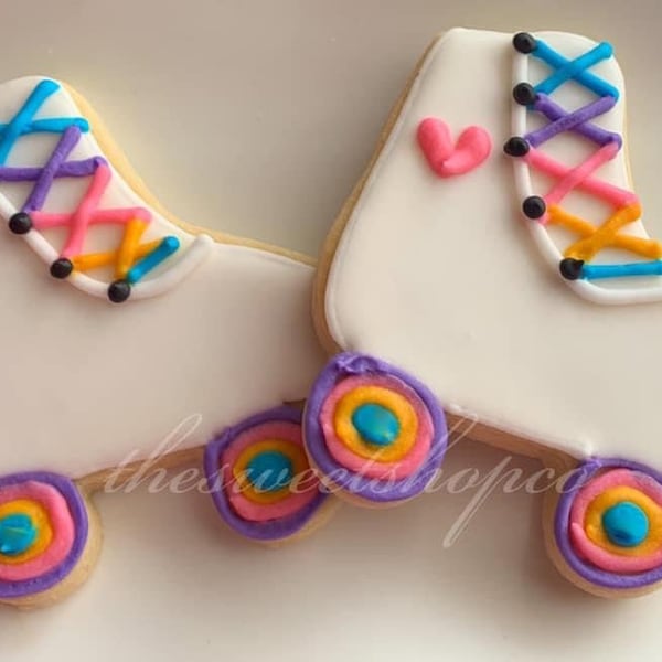 Roller Skate Cookie - Etsy