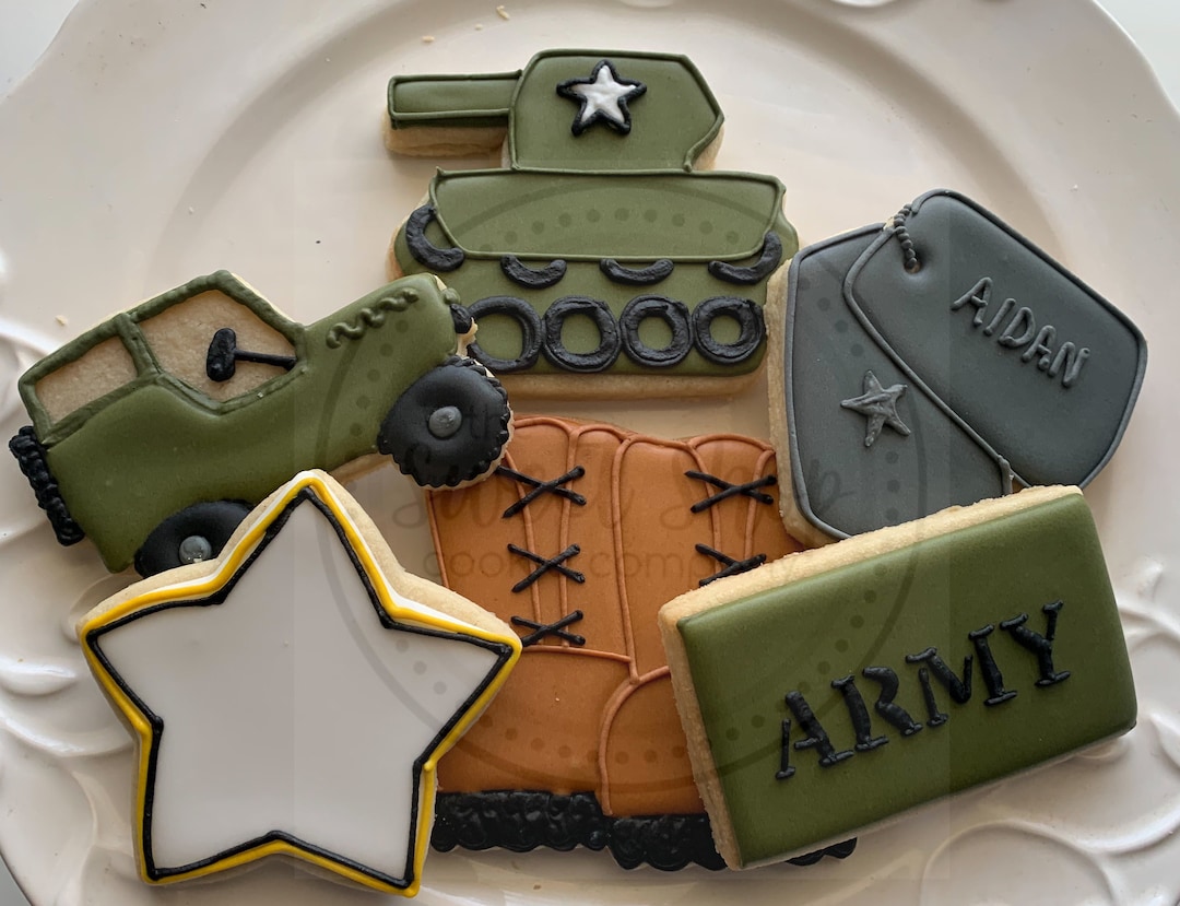 Military Cookie Variety 1 Dozen - Etsy