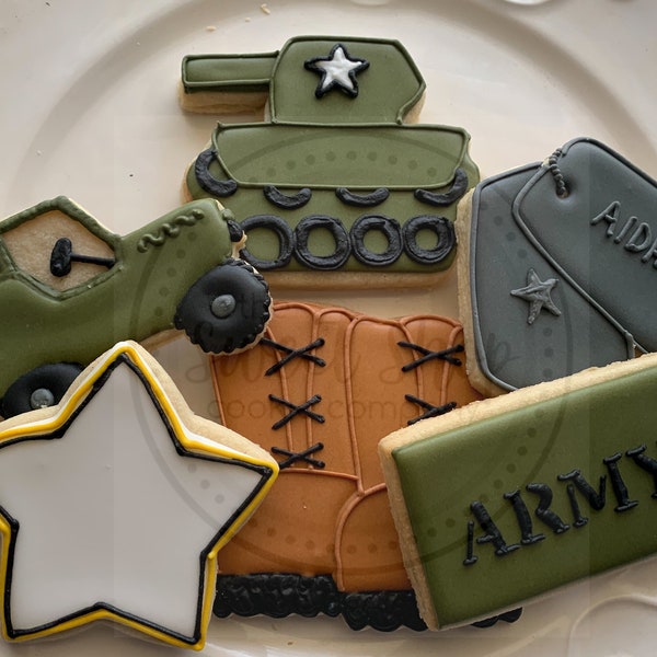 Military Cookie - Etsy