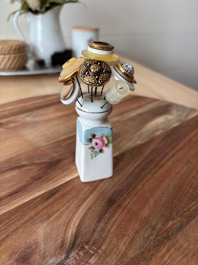 Button Flower Bouquet - Etsy